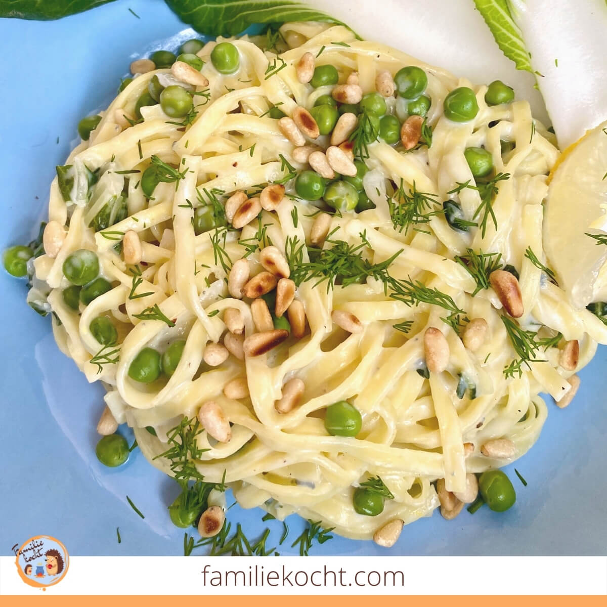 Tagliatelle mit Gemüse ♥ und Zitronensauce mit Gorgonzola